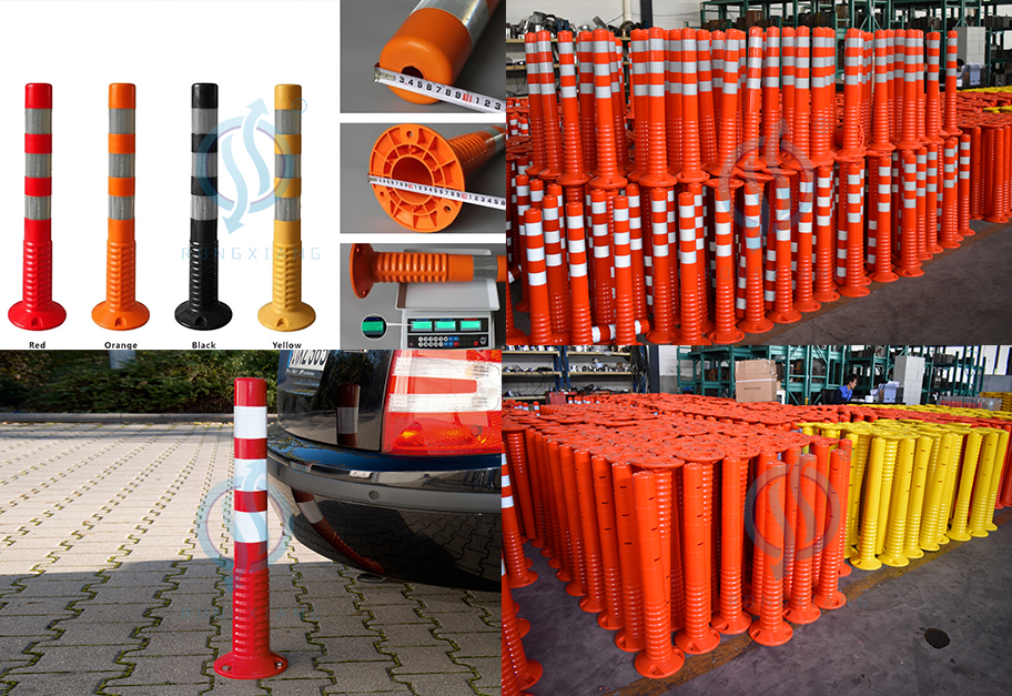 750mm Flexible Warning Post - Buy yellow traffic delineator post, road ...