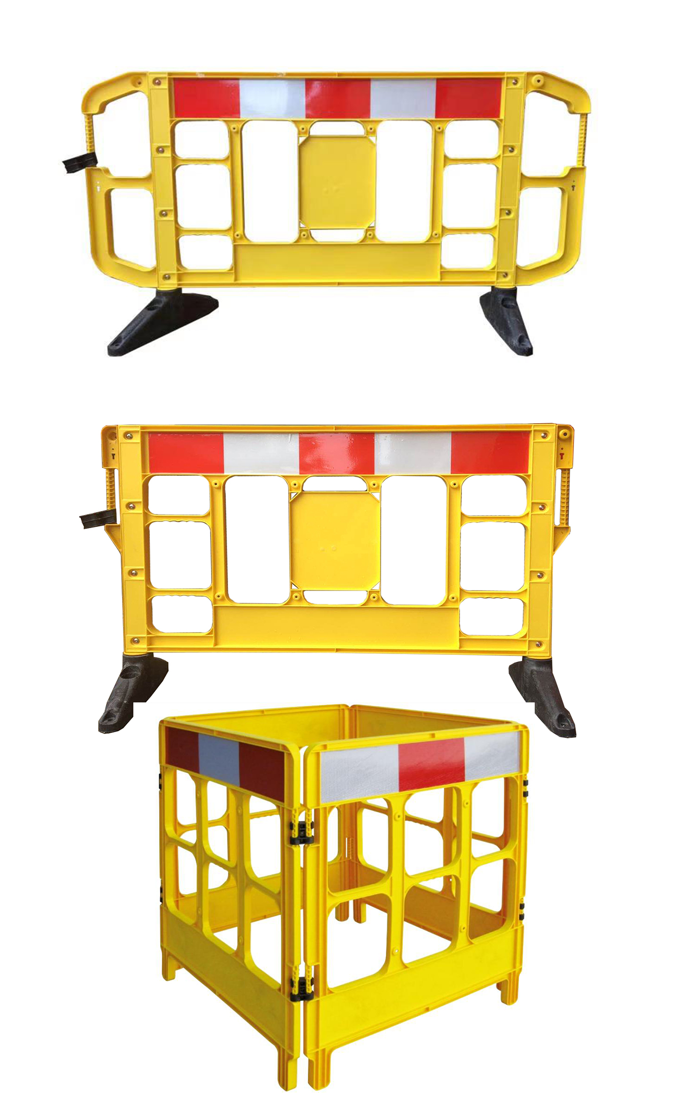 1.5m Yellow Traffic Plastic Barrier from China manufacturer - Rongxiang