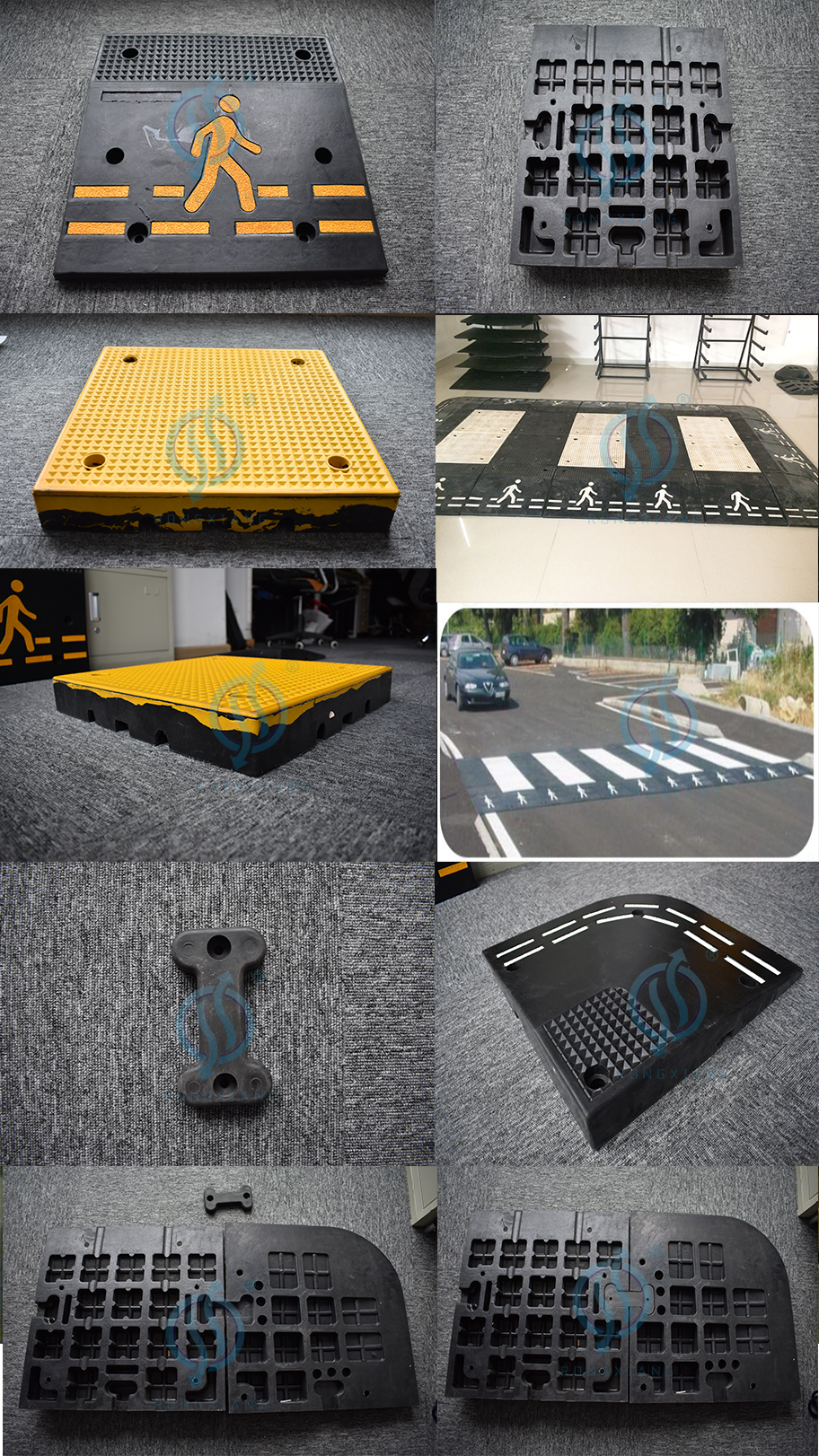 Crossing Pedestrian Rubber Ramp for Road Safety from China manufacturer ...